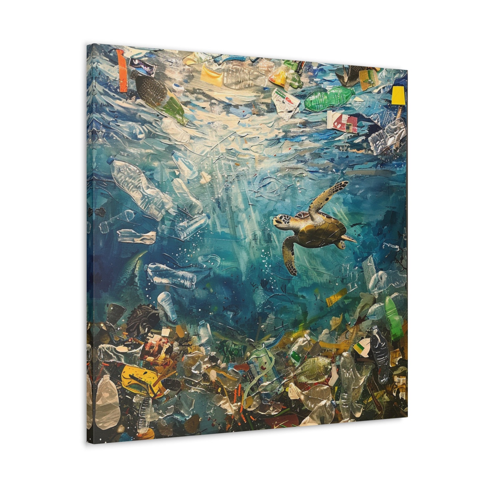 Original "ocean's Despair", Marine Pollution, Environmental Awareness ...