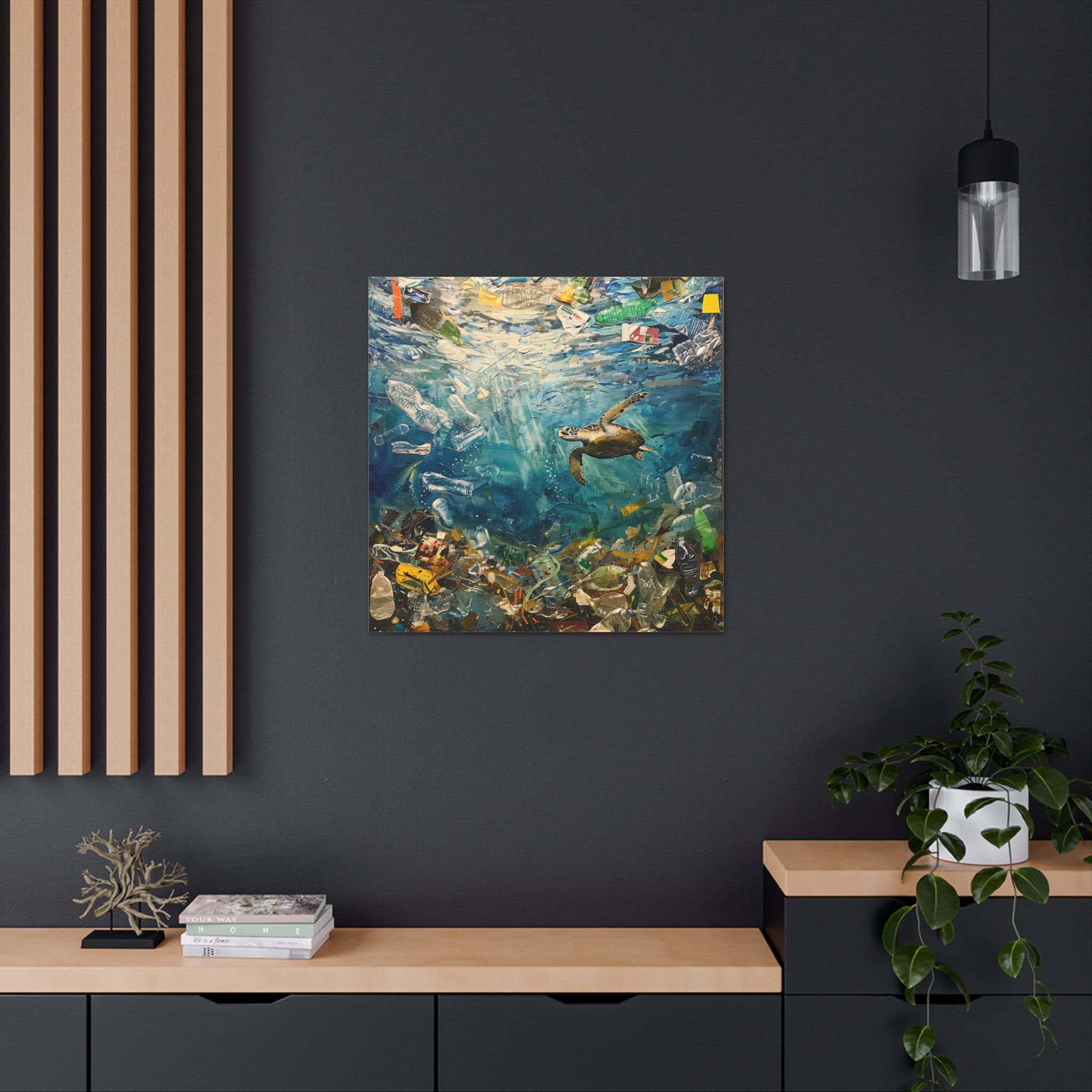 Original "ocean's Despair", Marine Pollution, Environmental Awareness ...