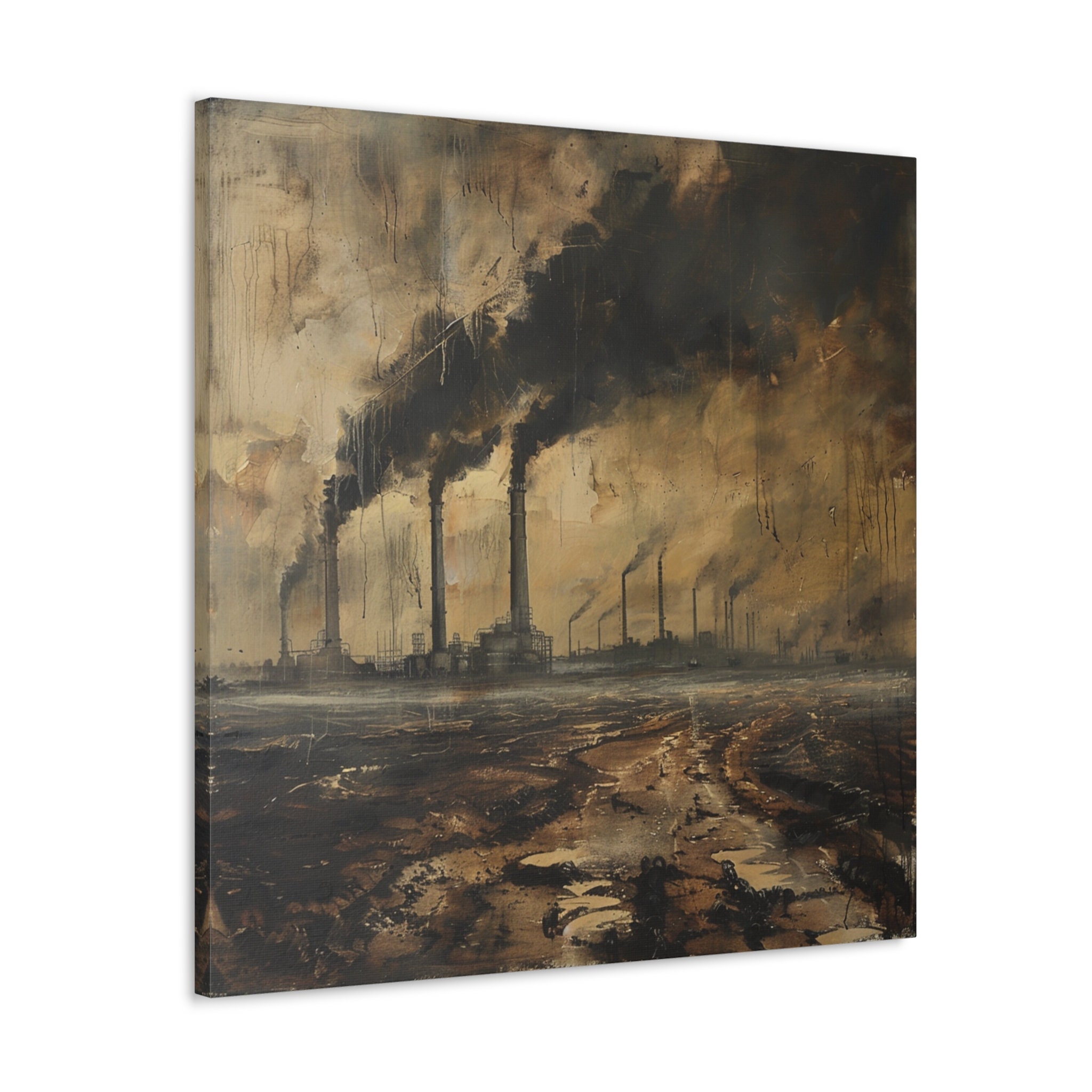 Original "industrial Shadows", Air Pollution, Environmental Crisis ...