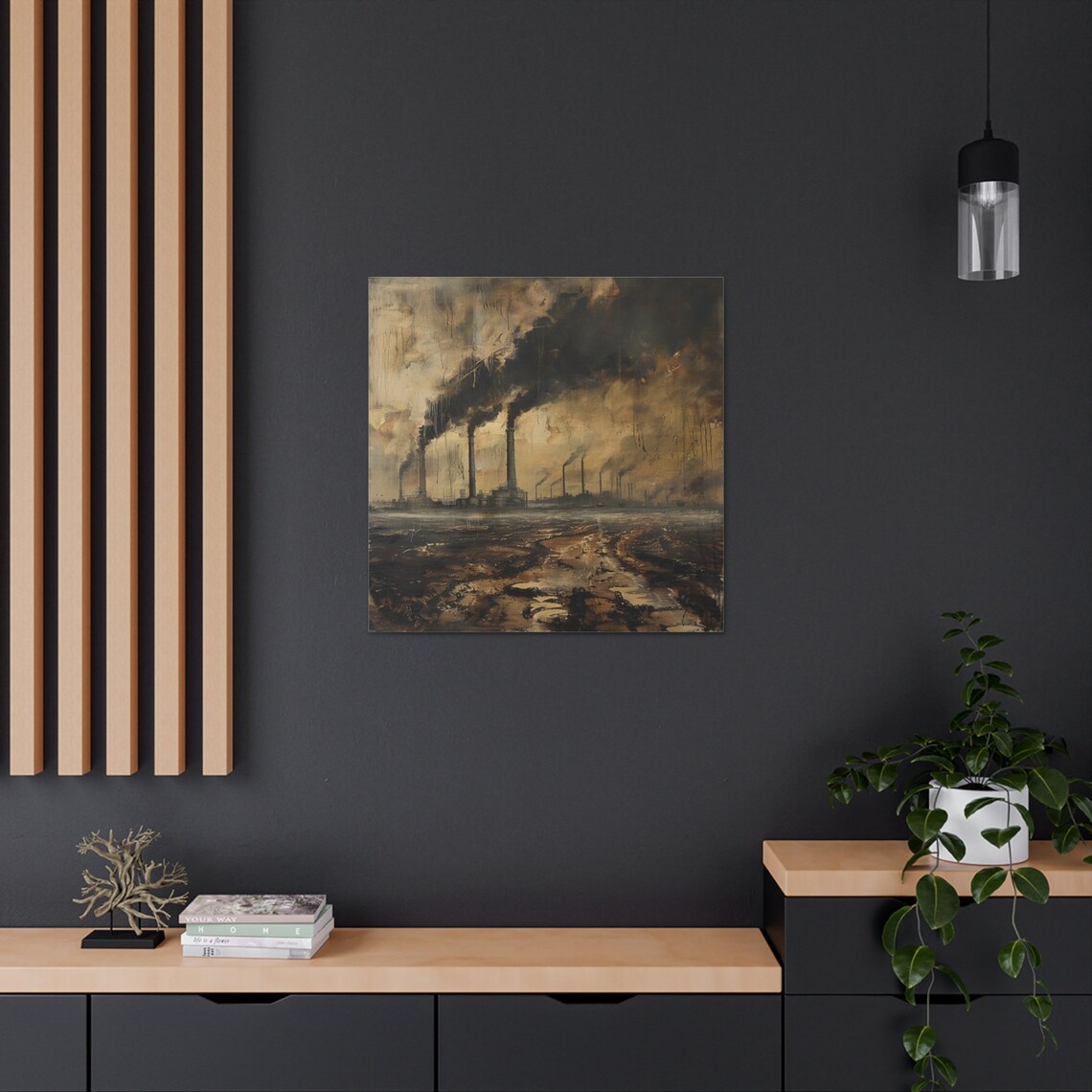 Original "industrial Shadows", Air Pollution, Environmental Crisis ...