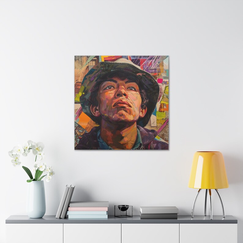 Original "urban Dreamer", Contemporary Portrait Art, Urban ...