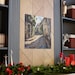 Original "rustic Alleyway", Cobblestone Street Art, Quaint Village ...