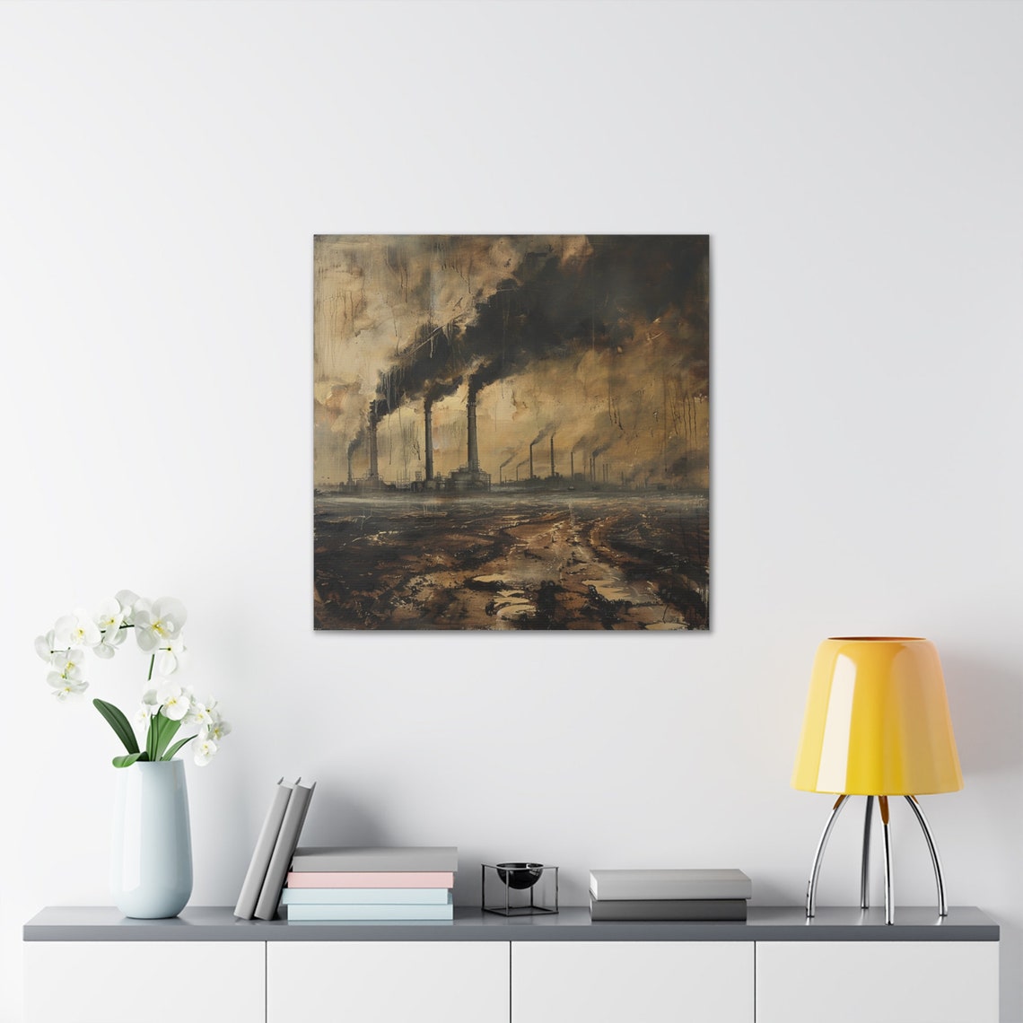 Original "industrial Shadows", Air Pollution, Environmental Crisis ...