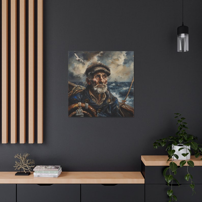 Original "the Old Mariner", Weathered Sailor Portrait, Maritime ...