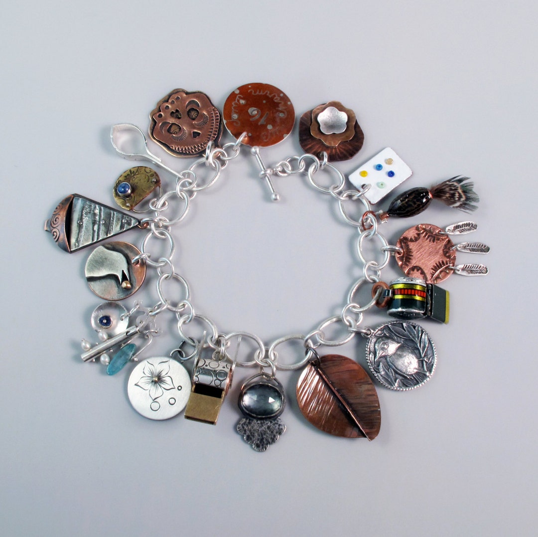 Etsymetal Charm Swap 16 Bracelet - Etsy