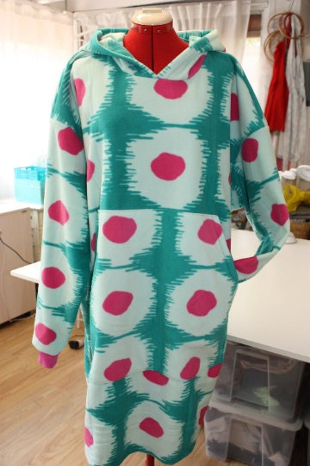 Blanket Hoodie (easy Unlined Version) - Learn-to-sew PDF Pattern - Etsy