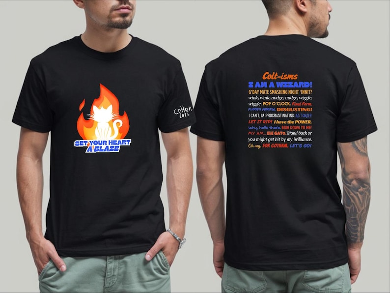 Colten "hulk" Guerra - Set Your Heart Ablaze UNISEX T-shirts - Etsy