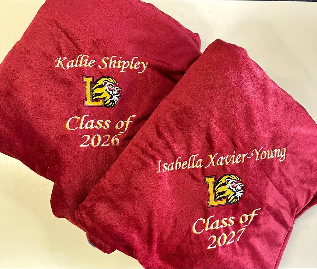 Senior Year Custom Blankets - Etsy