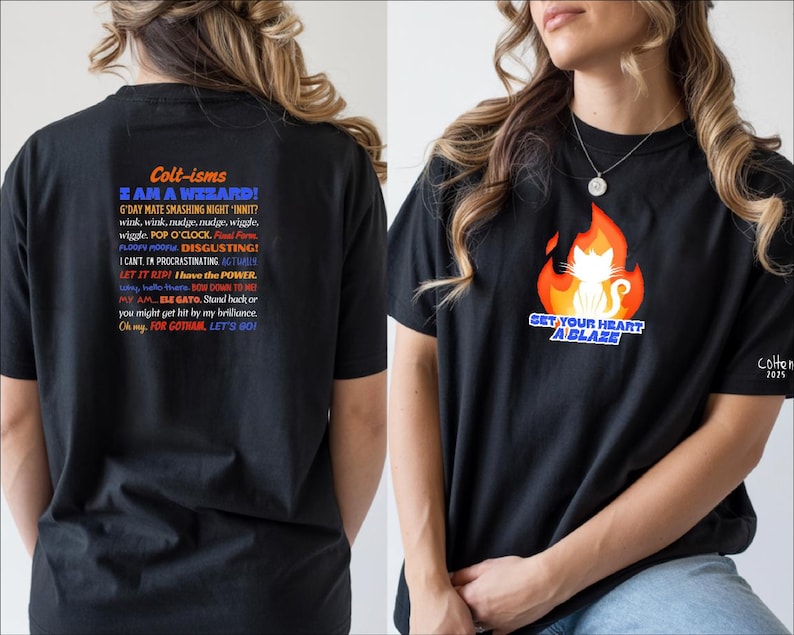 Colten "hulk" Guerra - Set Your Heart Ablaze UNISEX T-shirts - Etsy