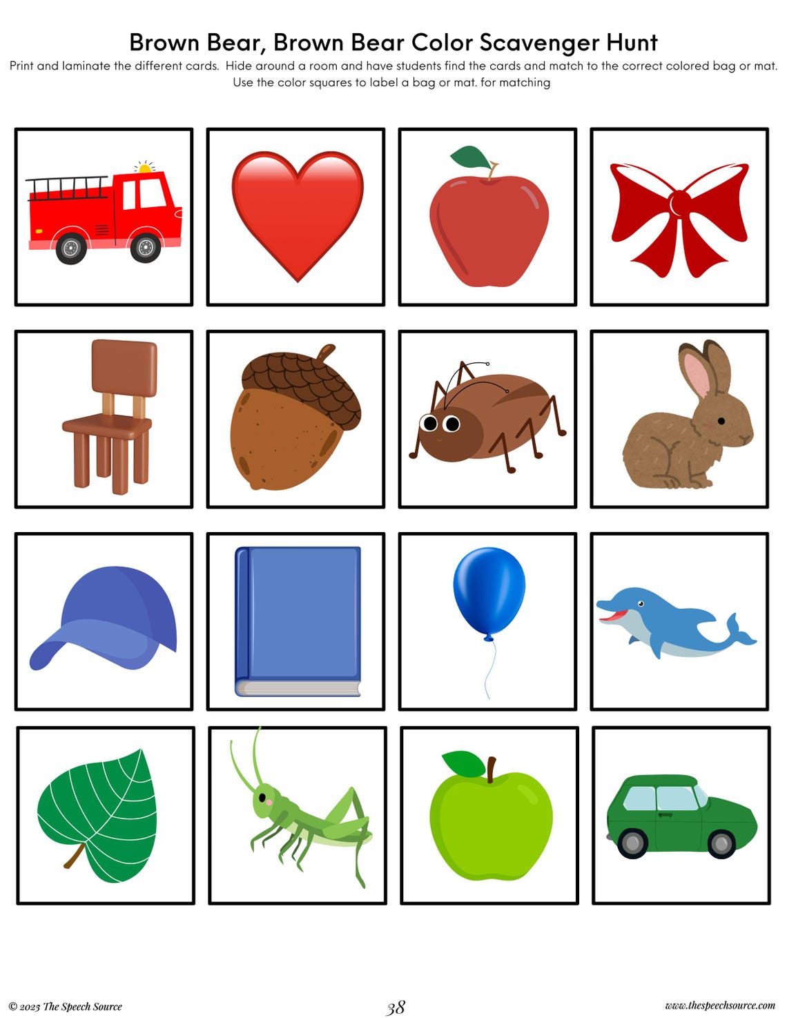 45-page Brown Bear Brown Bear Activities Speech Therapy & Preschool ...