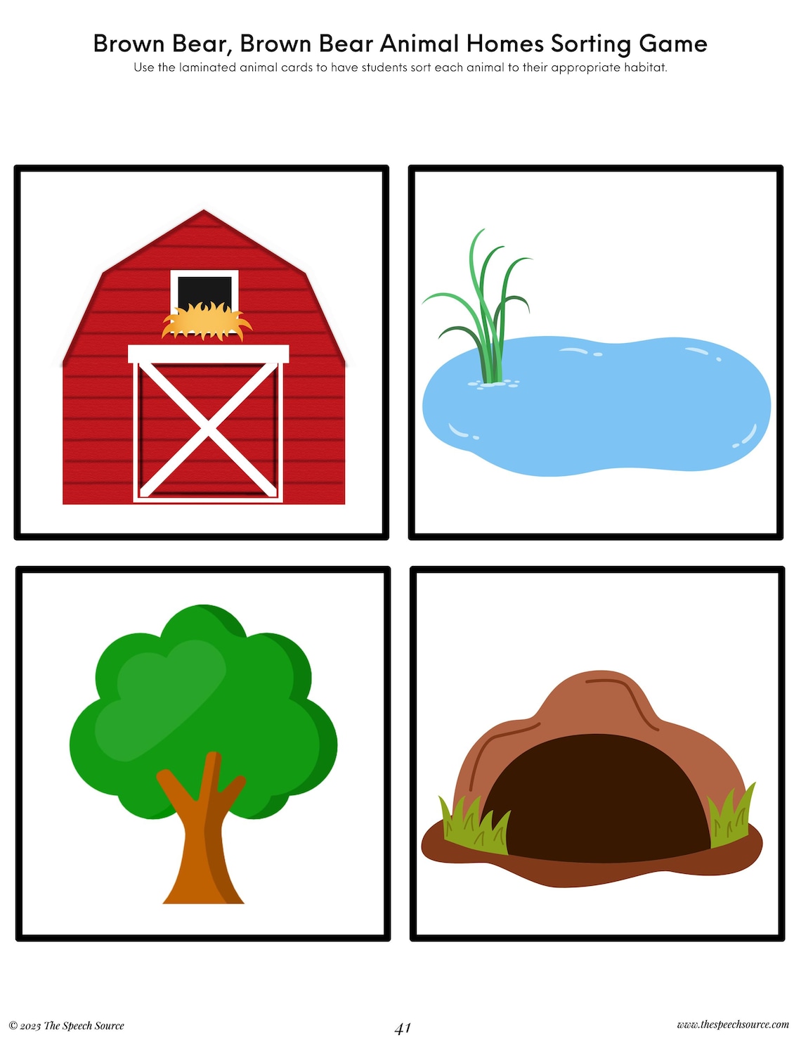 45-page Brown Bear Brown Bear Activities Speech Therapy & Preschool ...