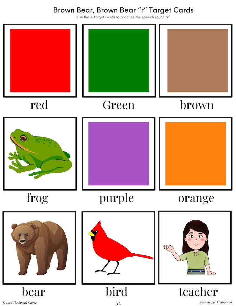 45-page Brown Bear Brown Bear Activities Speech Therapy & Preschool ...