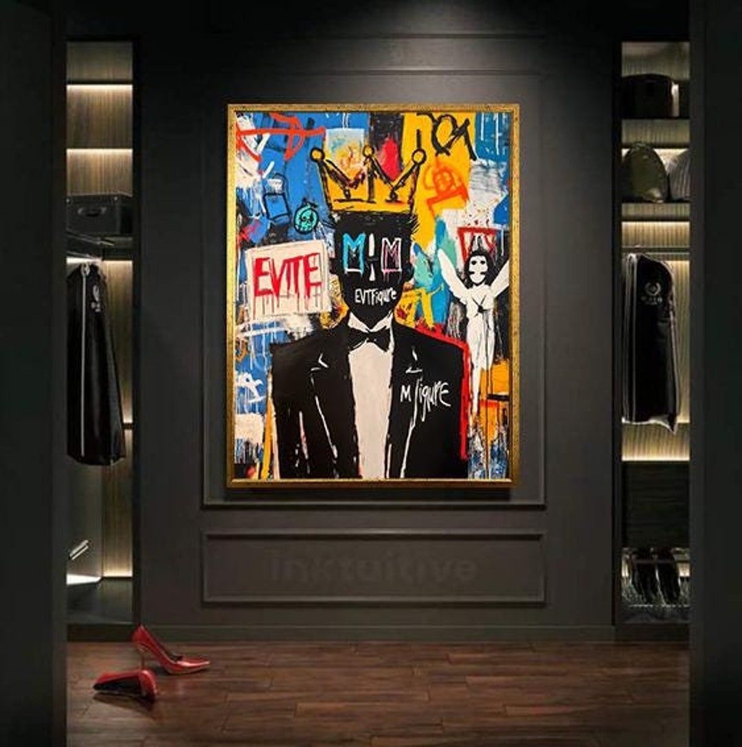 Street Art Prints Framed, Modern Pop Art Wall Art Large, Pop Culture ...