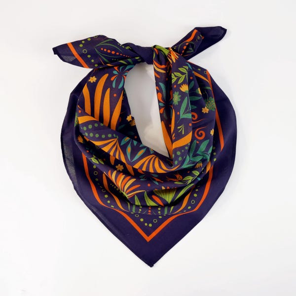 Flower Bandana - Etsy