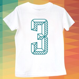 Number Shirt, Number Onesie, Birthday Party Shirt, Birthday Shirt, 1st ...