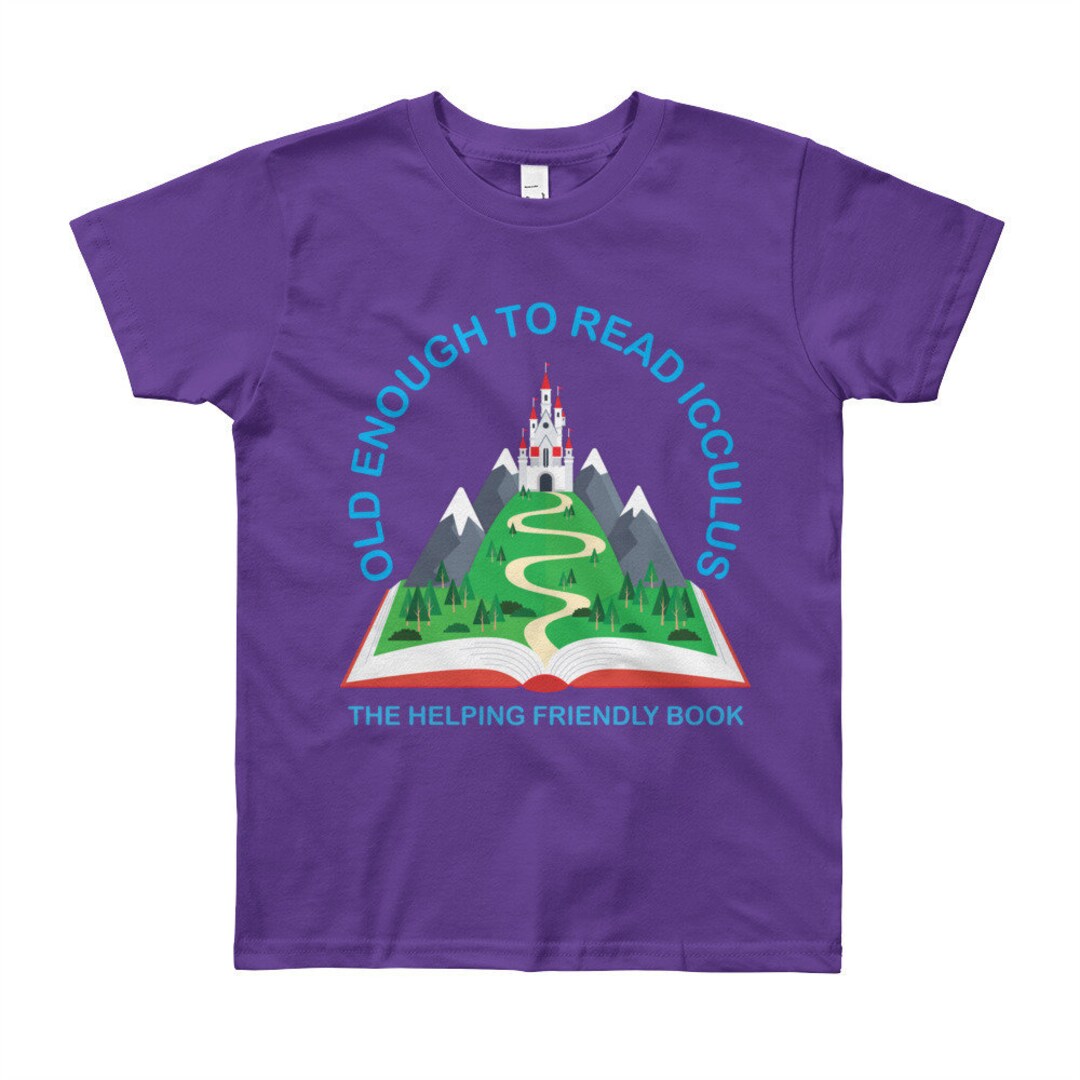 Icculus T-shirt, Icculus Youth T-Shirt, Abbastanza vecchio per leggere ...