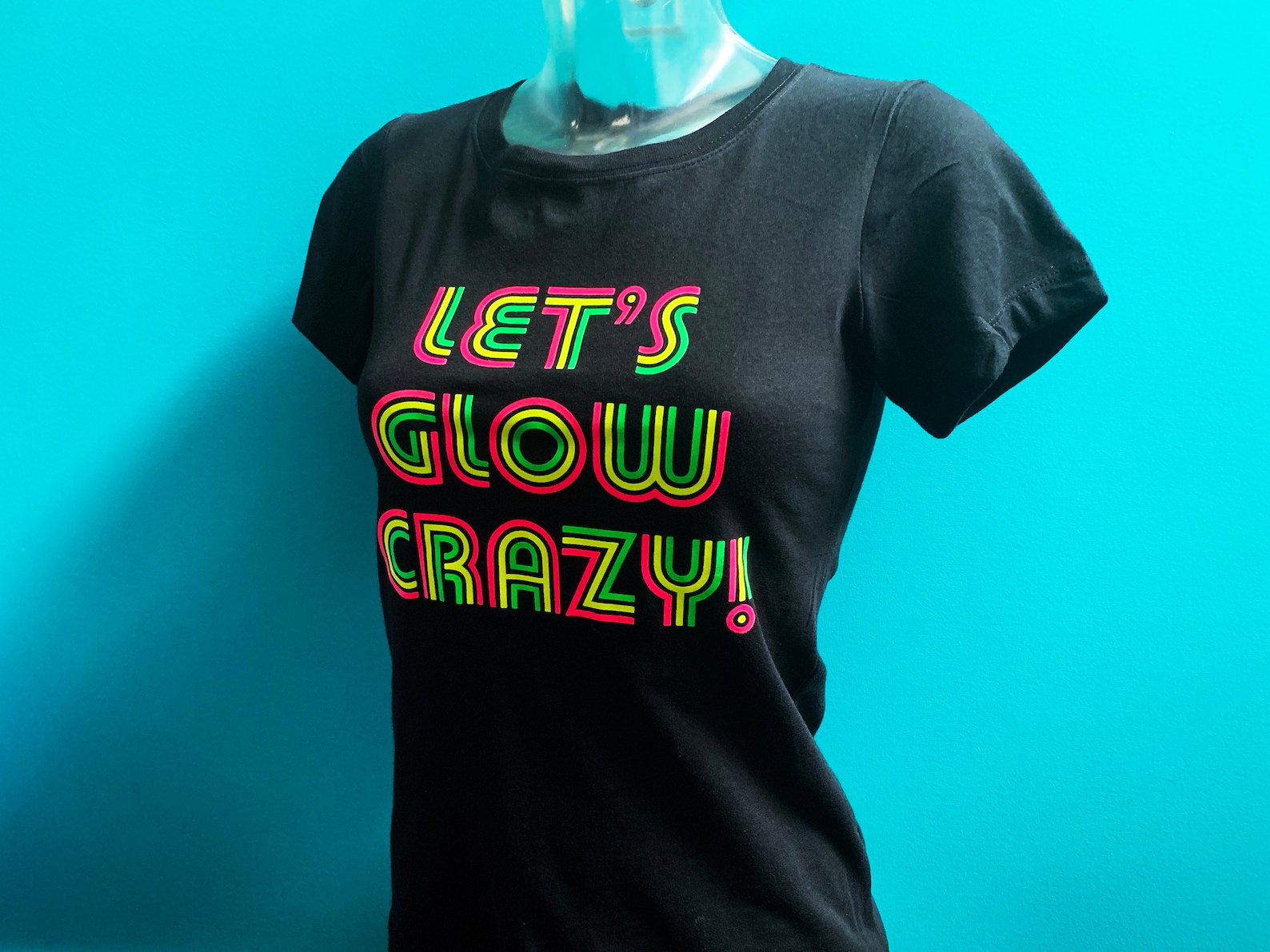 Women's Let's Glow Crazy Shirt, Glow Party Shirt, Glow Shirt, Glow ...