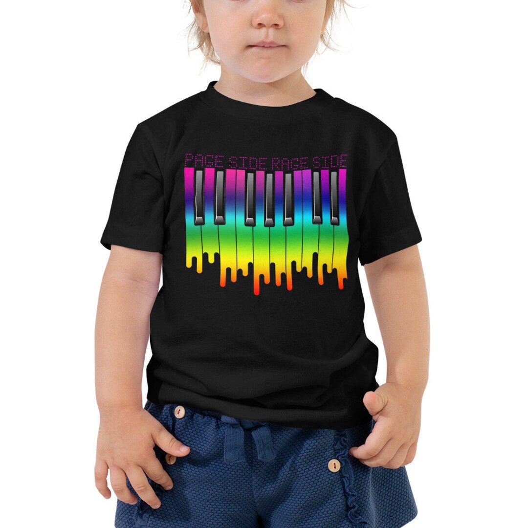 Phish Toddler Shirt: Page Side Rage Side Rainbow Keyboard - Etsy