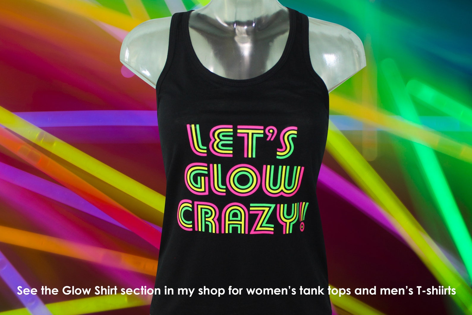 Men's Glow Shirt, Men's Glow T-shirt, Family Glow Shirts, Let's Glow ...