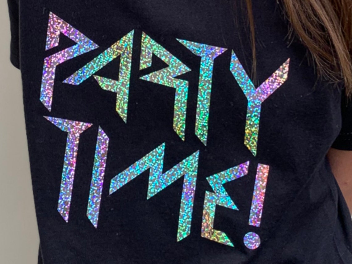 Party Time Shirt Party Time Phish Holographic Rainbow - Etsy