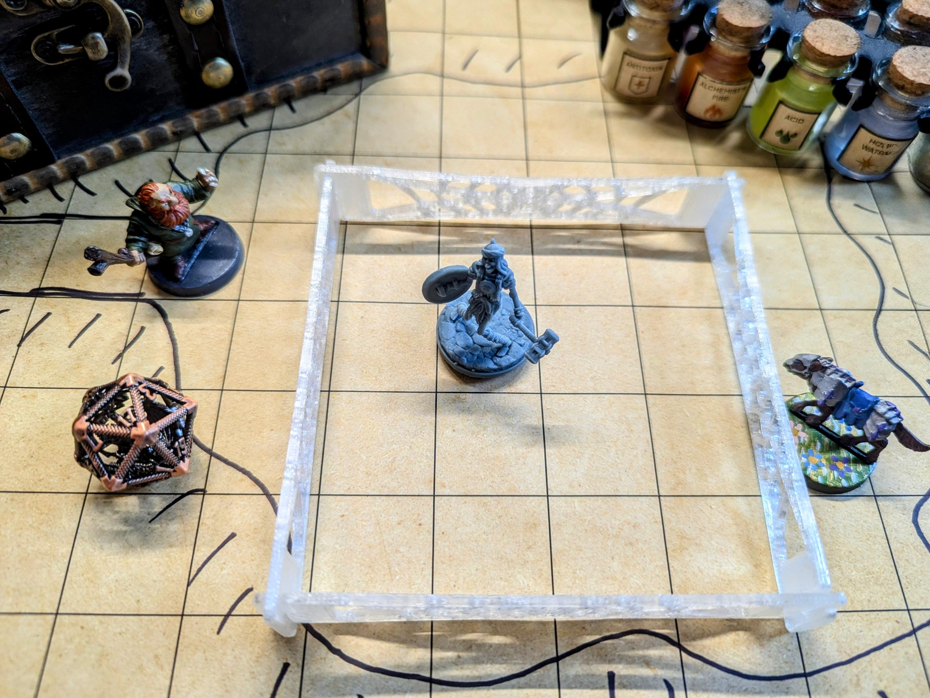 Web Spell Marker, 4" X 4" AOE, for D&D 5e and Other Ttrpgs - Etsy