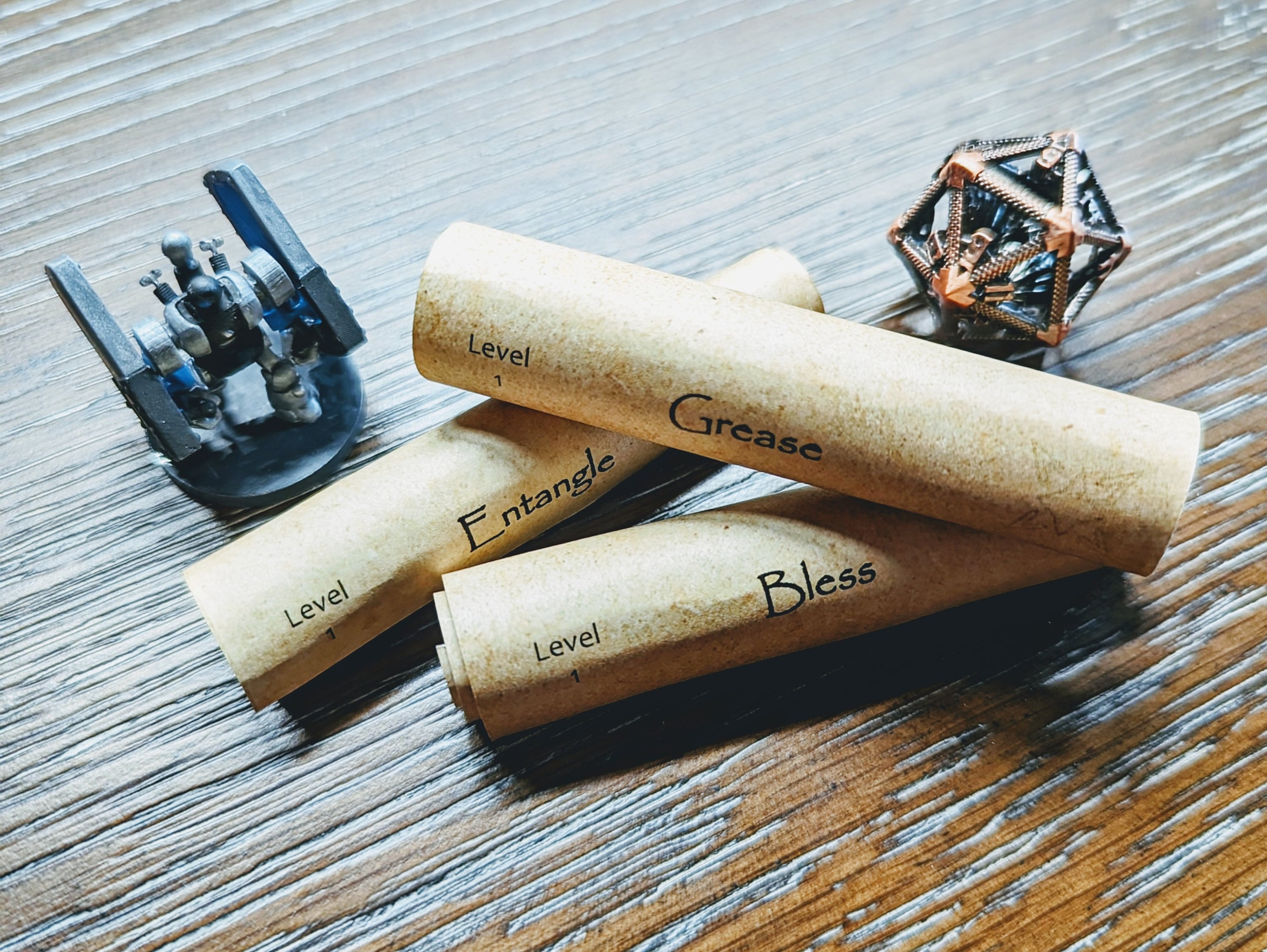 Mini Magic Spell Scroll Sets, for D&D 5e and Other Ttrpgs - Etsy