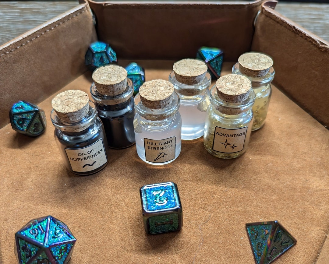 Artisan Magic Potions, Go Time 6-piece Set for D&D, Ttrpgs, Fun ...