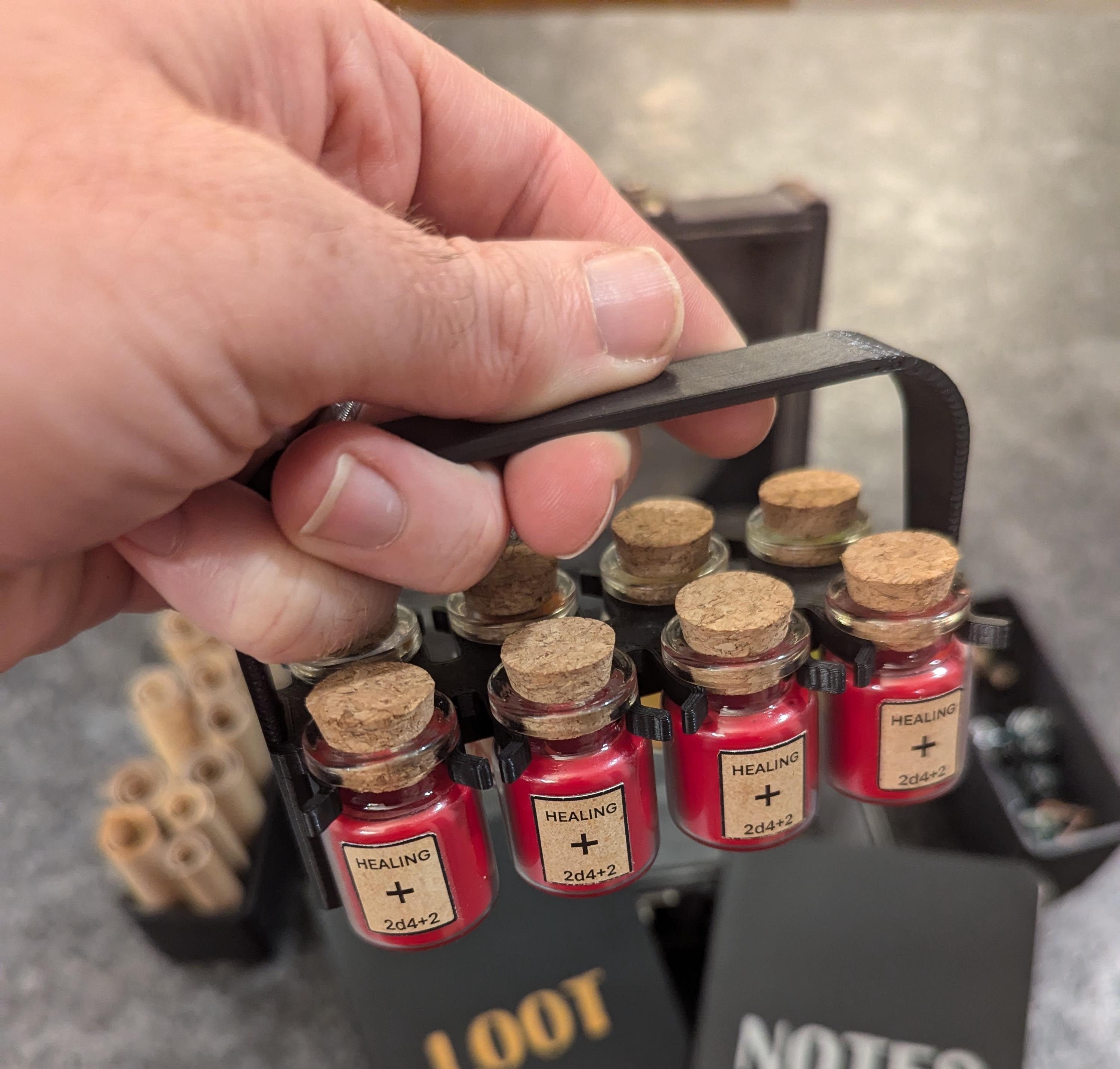 Potion Holder for Small Magic Potions, Holds 8 Bottles - Etsy