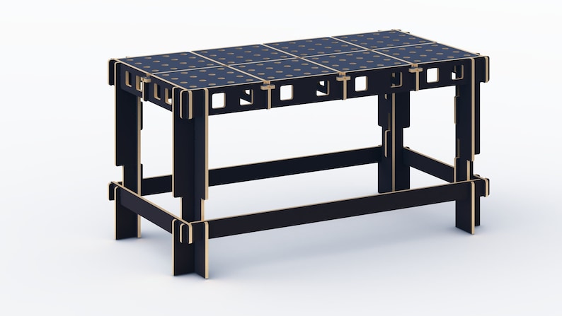 Puzzle Workbench, Mobile Table, Plywood Workbench, Plywood Tabel - Etsy