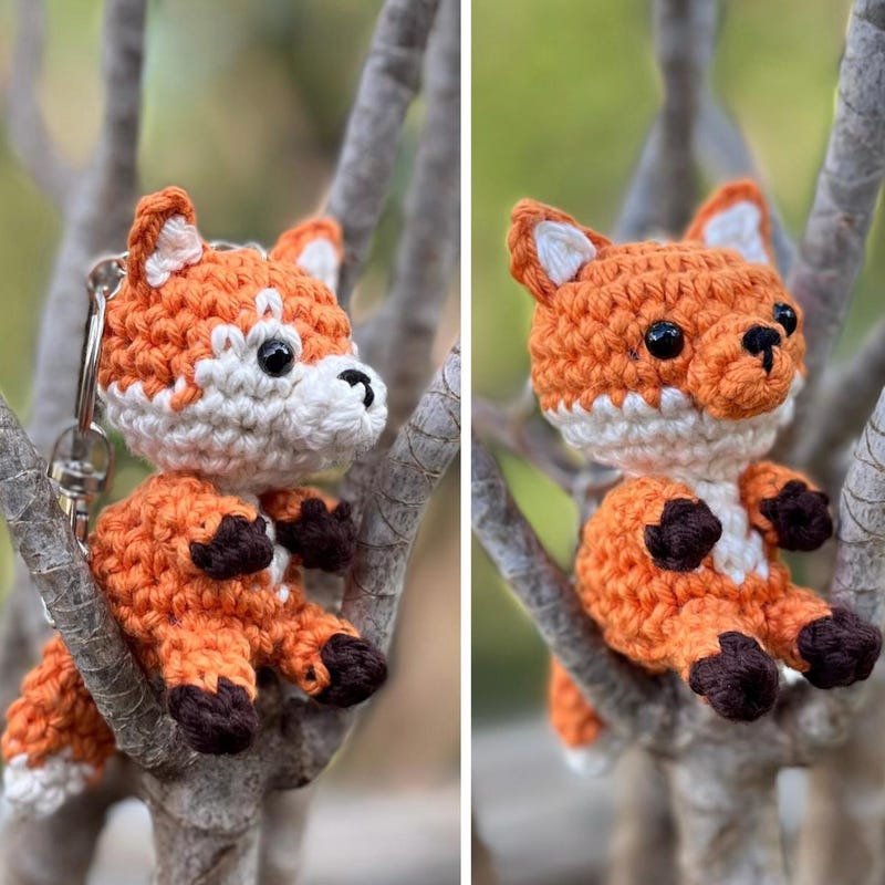 Crochet Fox - Etsy