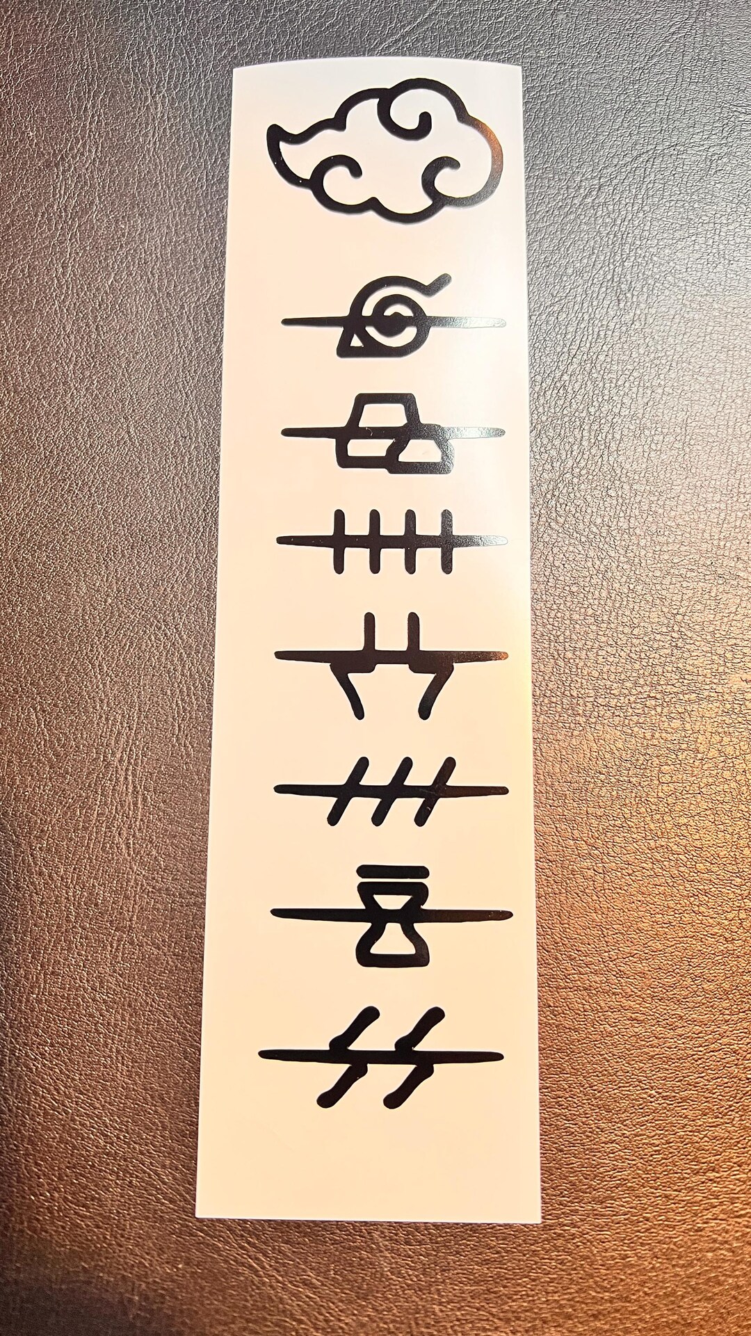New - Anime Symbols Sticker Vinyl Decal Sticker - Outdoor / Indoor ...