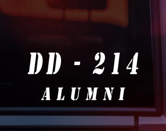DD-214 Alumni Decal - Etsy
