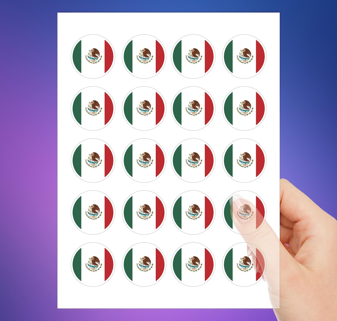 Mexican Flag Stickers: Waterproof Vinyl Decals for Tumblers, Laptops ...