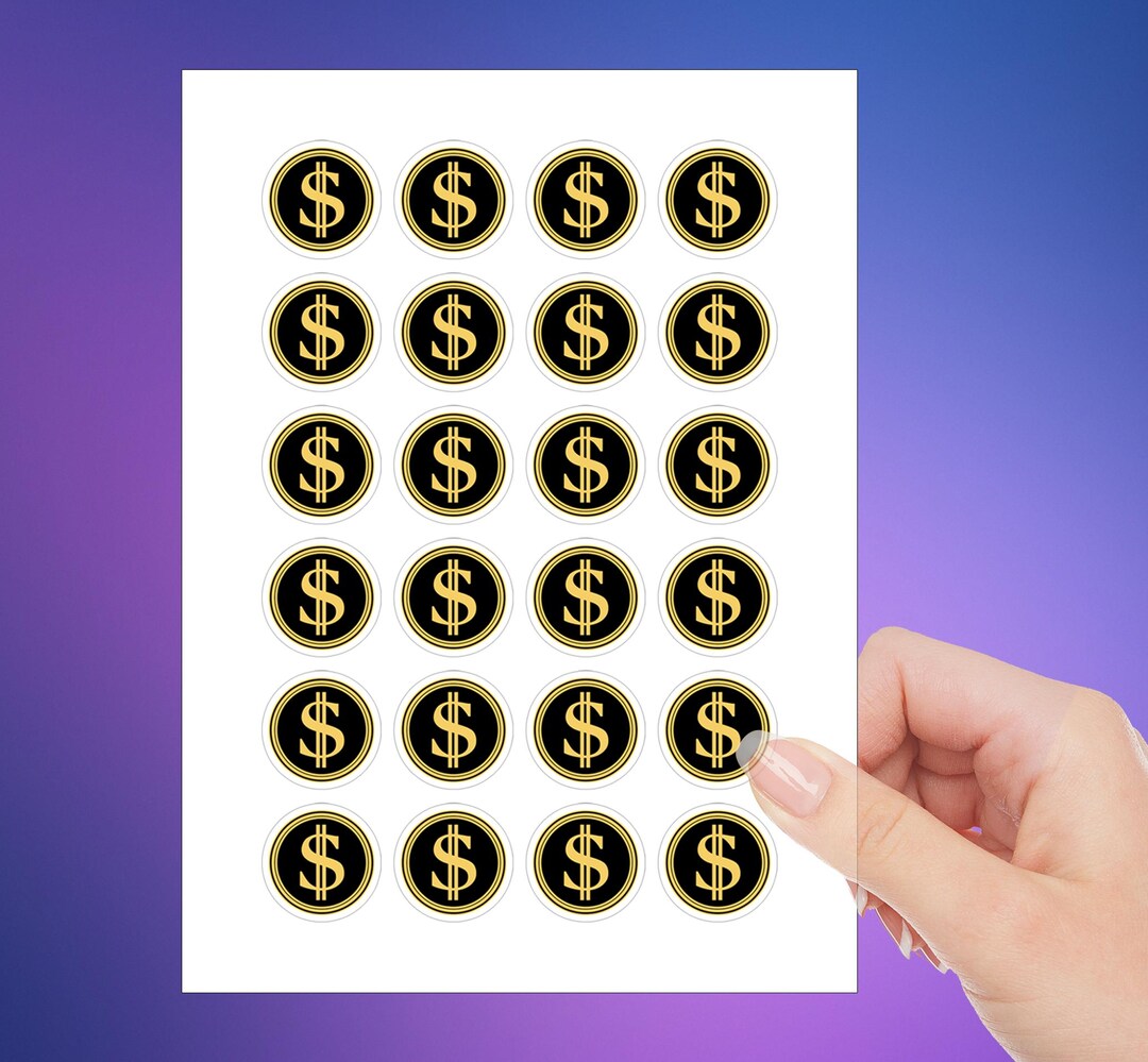 Elon Musk D.O.G.E. Dollar Sign Stickers: Office Decor, Budget Planning ...