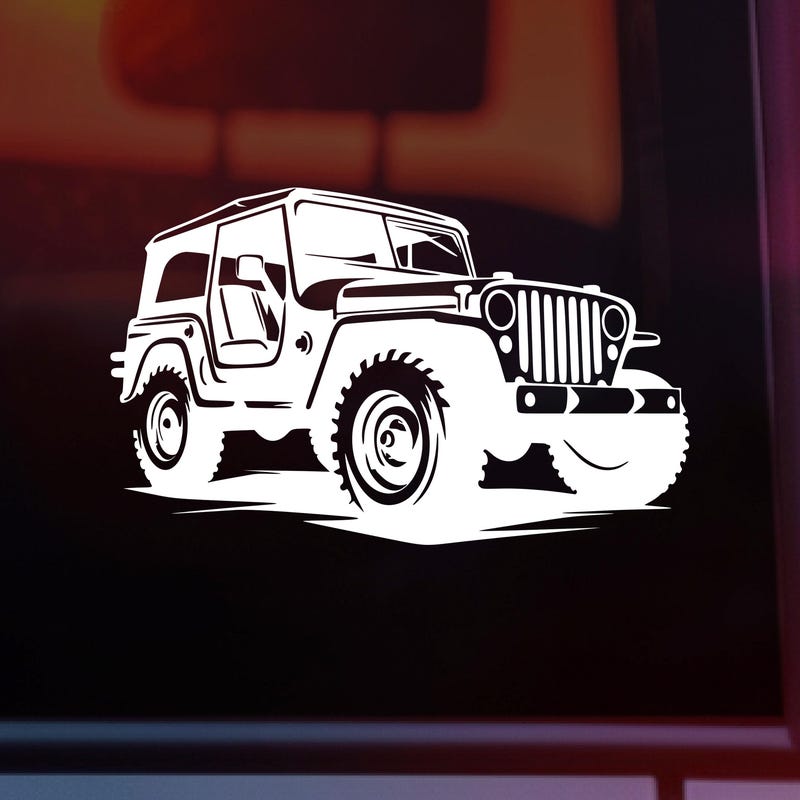 Jeep Logo Decal - Etsy