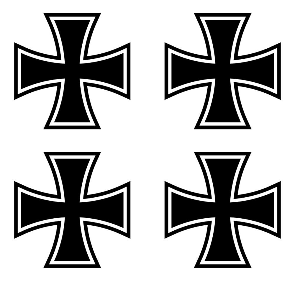 WW2 German Iron Cross Vinyl Decals - Model Restoration Stickers (set of ...
