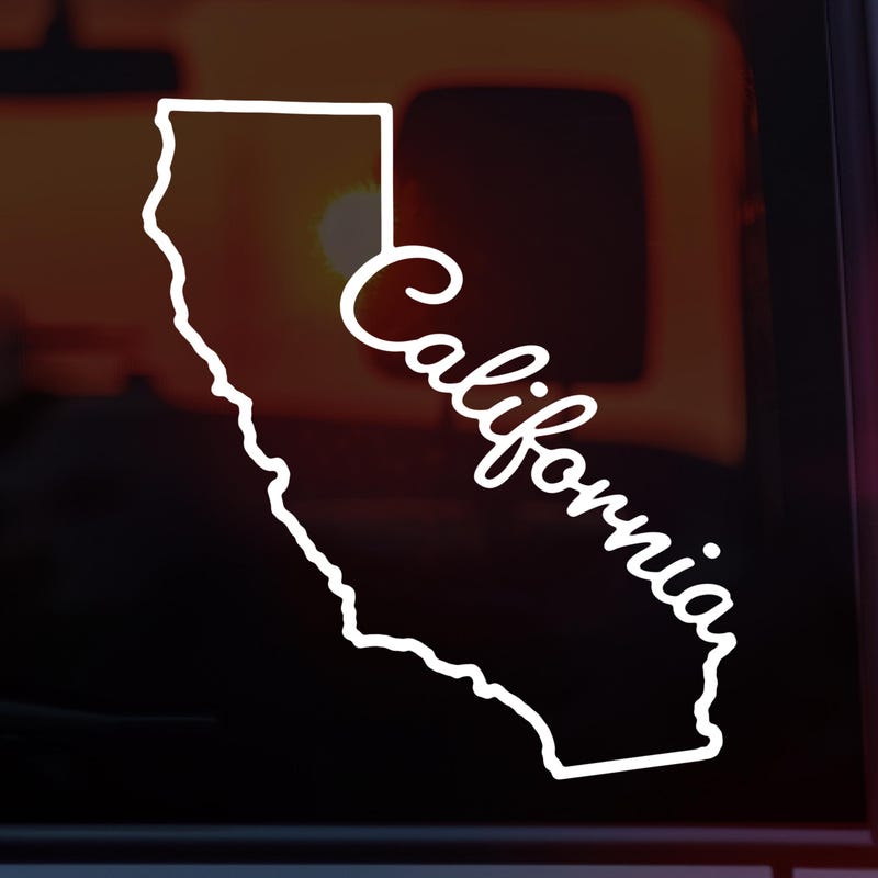 California Decal - Etsy