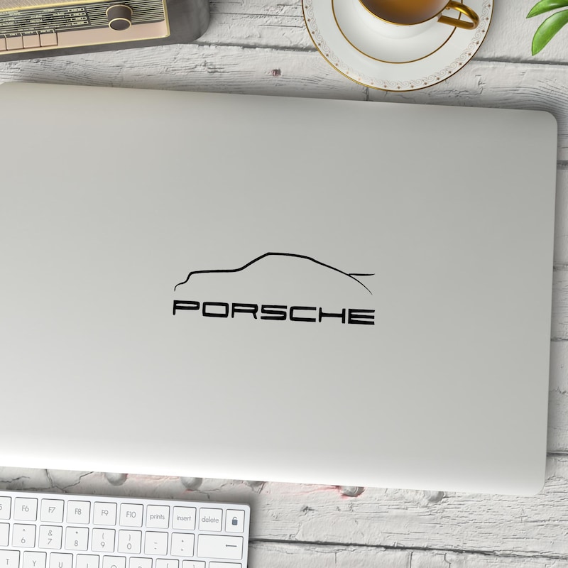 Laptop Porsche Sticker - Etsy