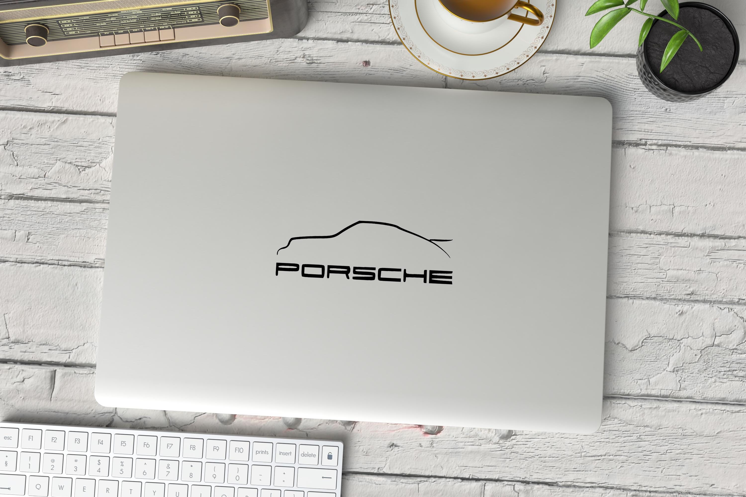 New - for Sports Car Outline Car Decal, Window Sticker - Waterproof ...