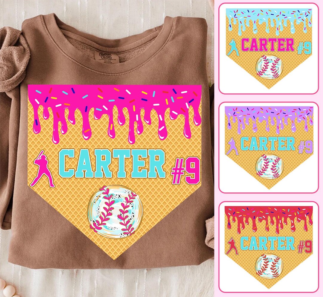 Custom Waffle Home Plate Png, Dripping Baseball Blate PNG, Baseball ...