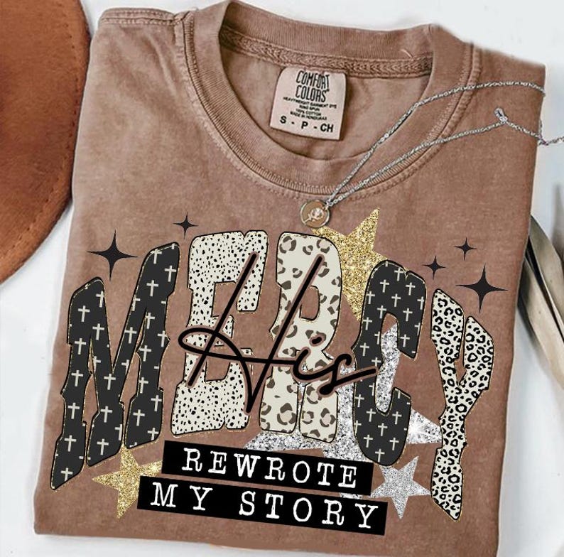 His Mercy Rewrote My Story Png, Christian Women Png, Preppy Everyday ...