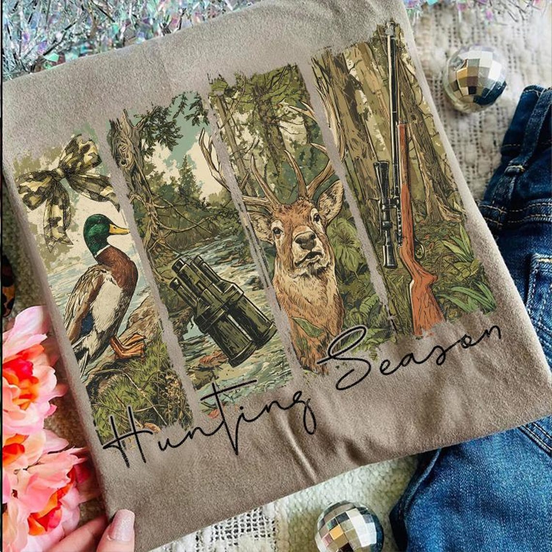 Retro Camo Hunting Design Png, Dove Season With Old School Camo ...