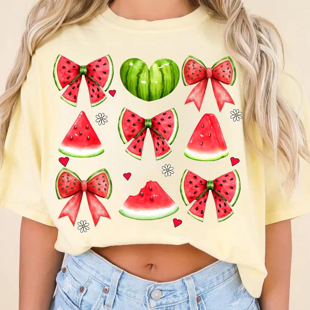 Coquette Watermelon Png, Preppy Mama Watermelon Png, Cute Watermelon ...