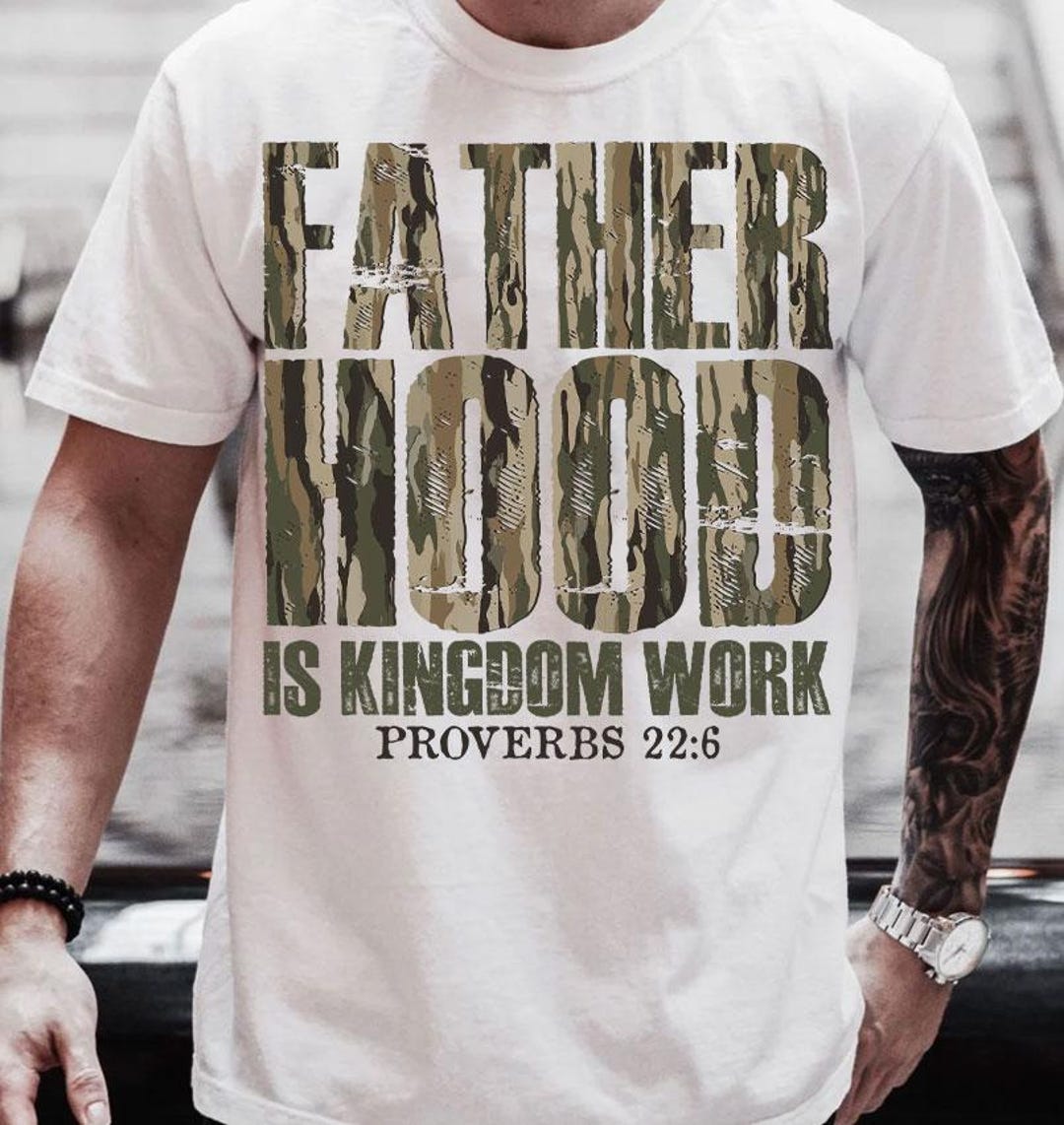 Fatherhood is Kingdom Work Png, Christian Dad Png, Fathers Day Png ...