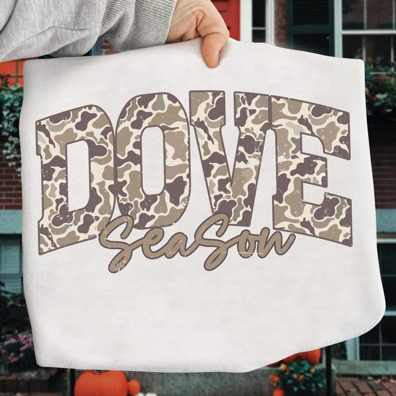 Dove Season Camo Western PNG, Retro Camo Country Distressed Varsity ...