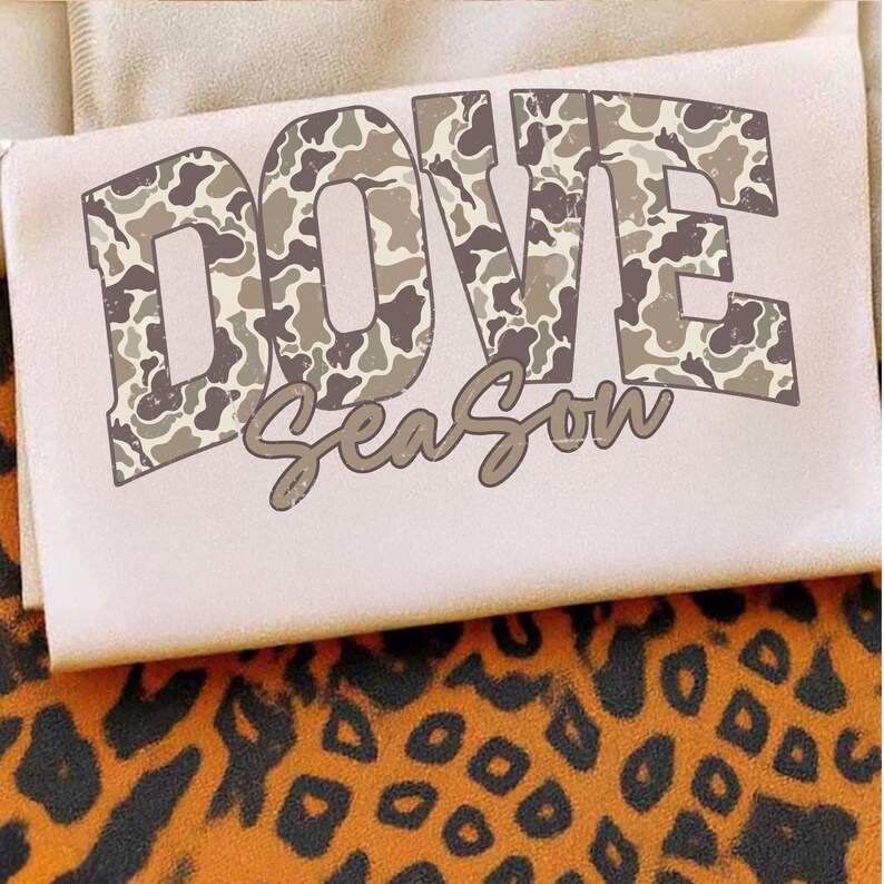 Dove Season Camo Western PNG, Retro Camo Country Distressed Varsity ...
