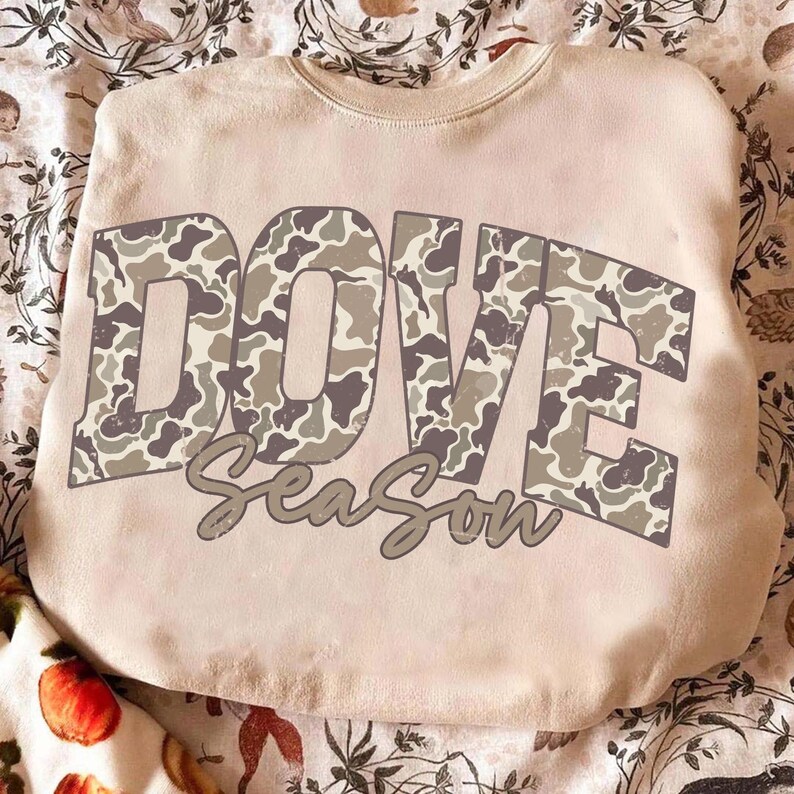 Dove Season Camo Western PNG, Retro Camo Country Distressed Varsity ...