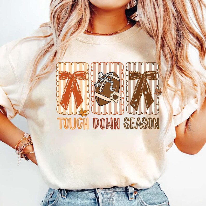 Touchdown Season Png, Fall Football Png, Football Game Day Png ...