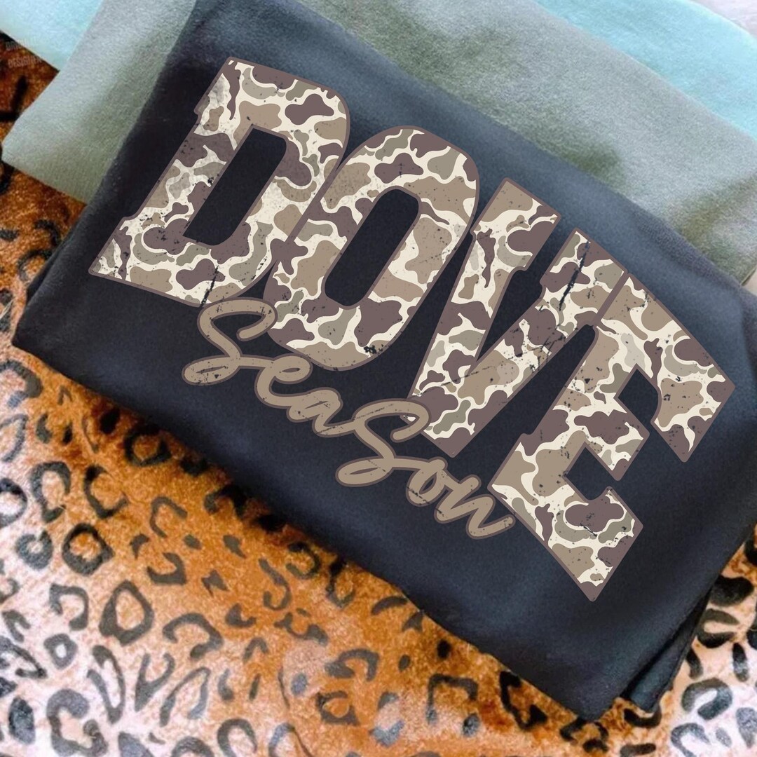 Dove Season Camo Western PNG, Retro Camo Country Distressed Varsity ...