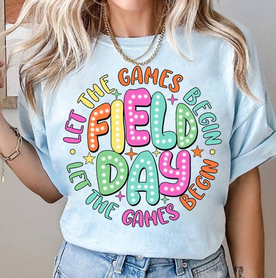 Field Day Let the Games Begin PNG, Field Day Png, Field Day Design Png ...